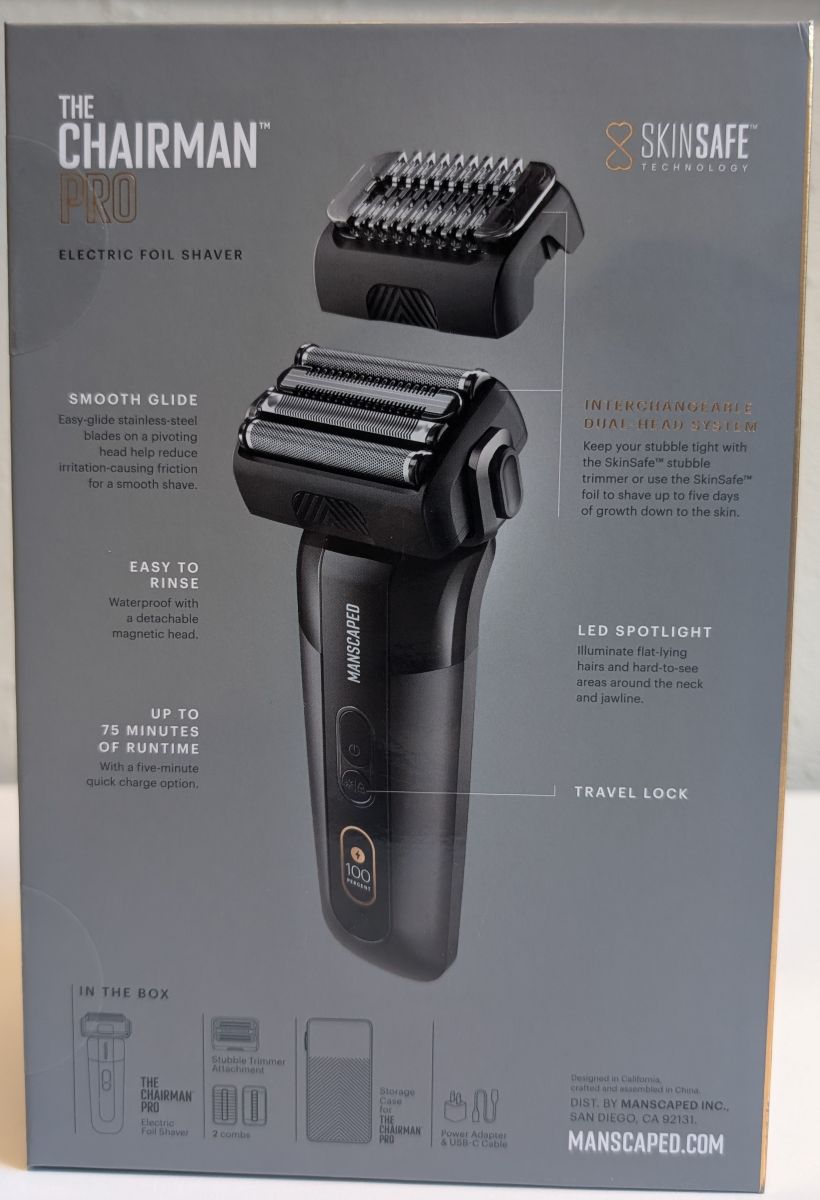 Manscaped Chairman Pro Review - Shaver Dude